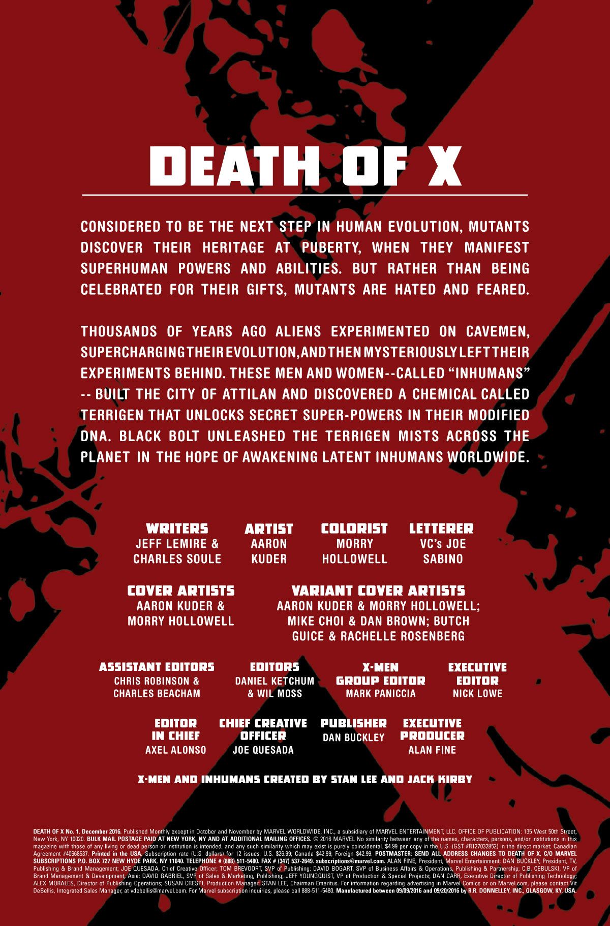 Death of X #1 - EXCLUSIVE PREVIEW