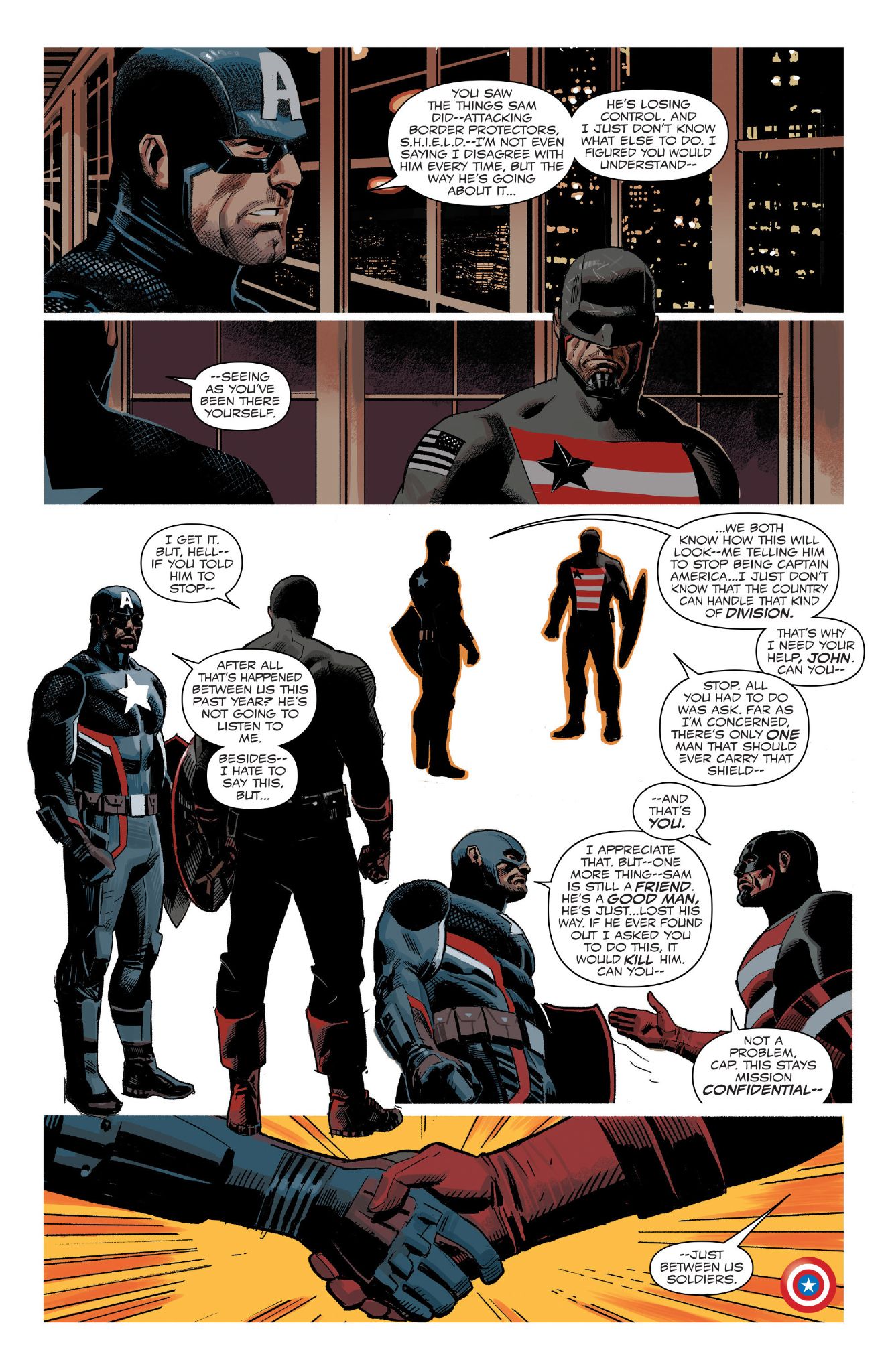 Cap Gets An Upgrade And A New Enemy In Sam Wilson #13