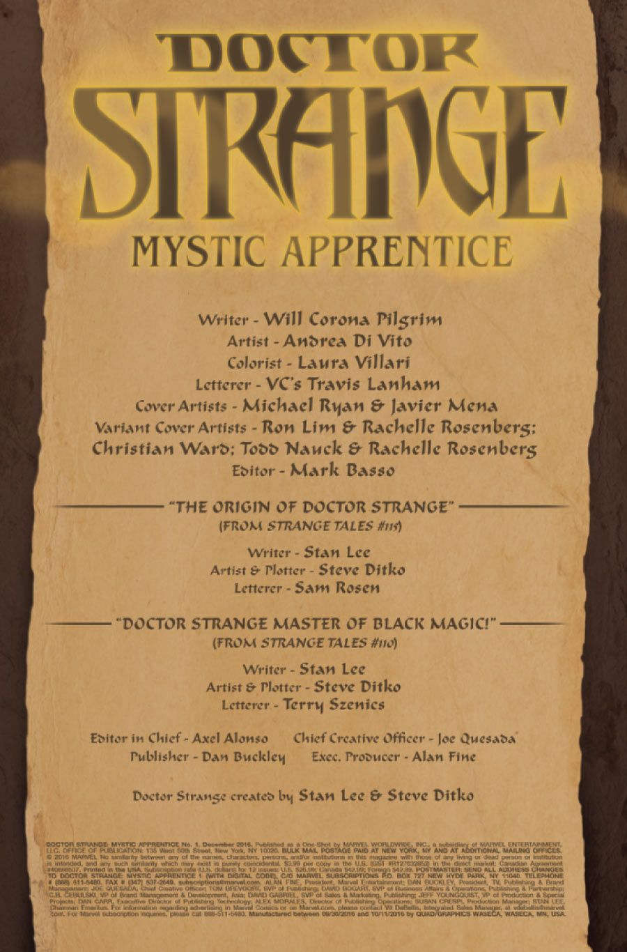 Doctor Strange: Mystic Apprentice #1