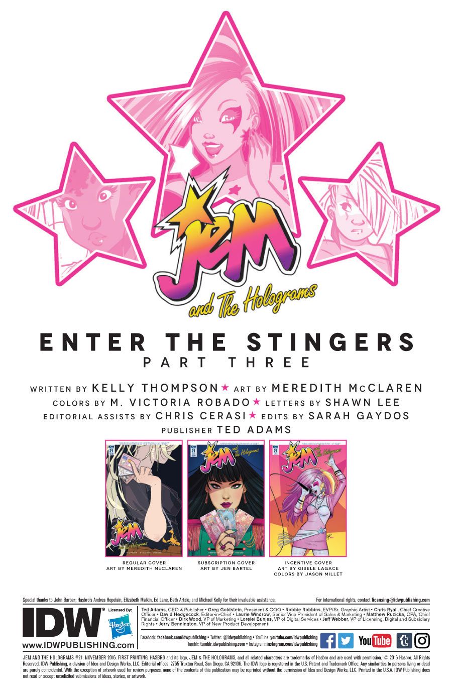Jem and the Holograms #21