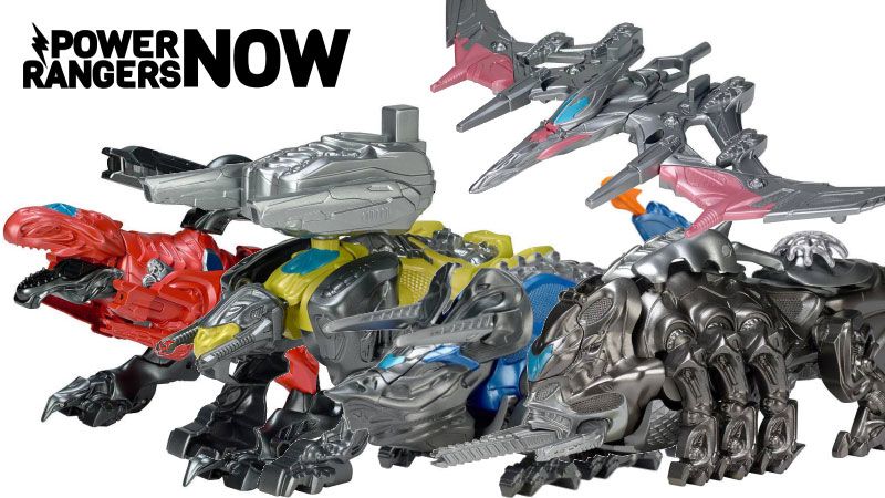 Rebooted Power Rangers Zords Revealed - In Toy Form