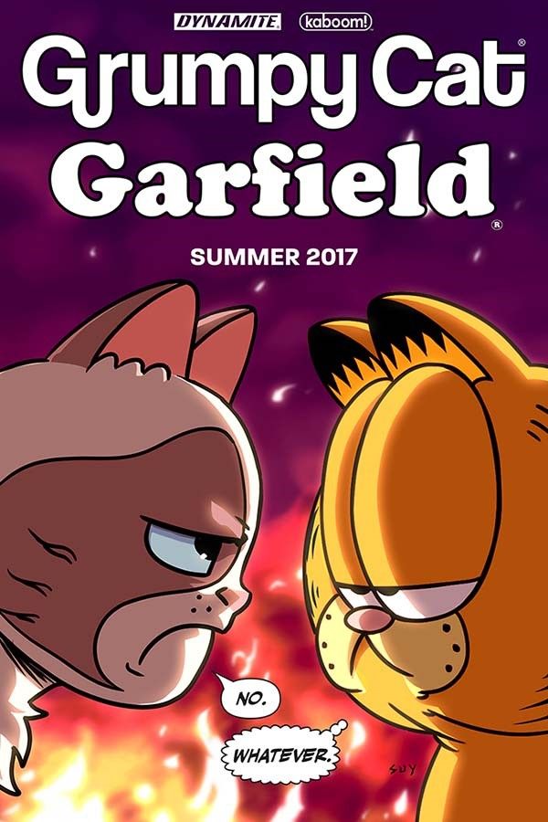 Grumpy Cat/Garfield Crossover On The Way From KaBOOM! & Dynamite