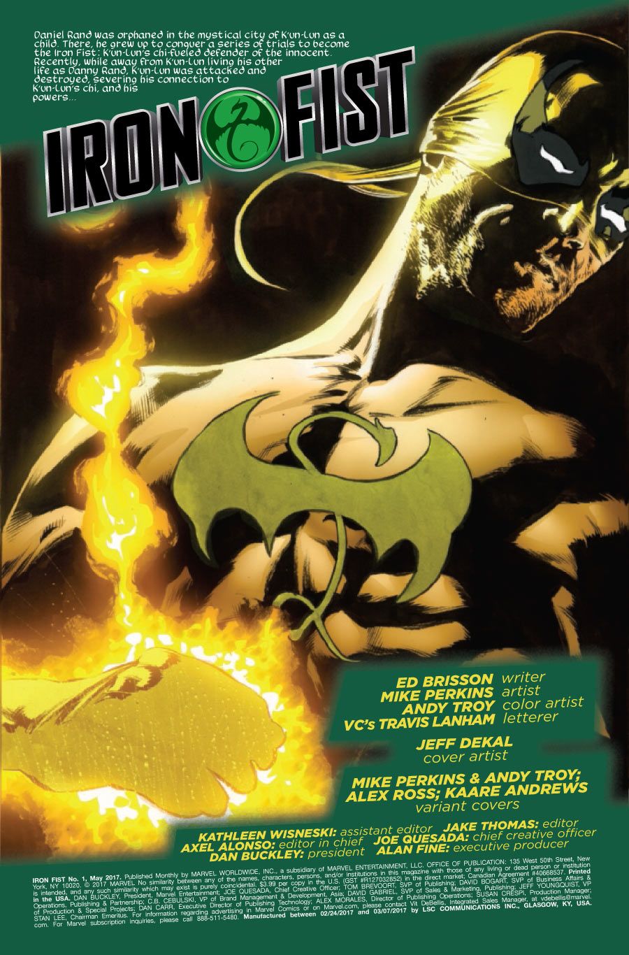 Iron Fist #1