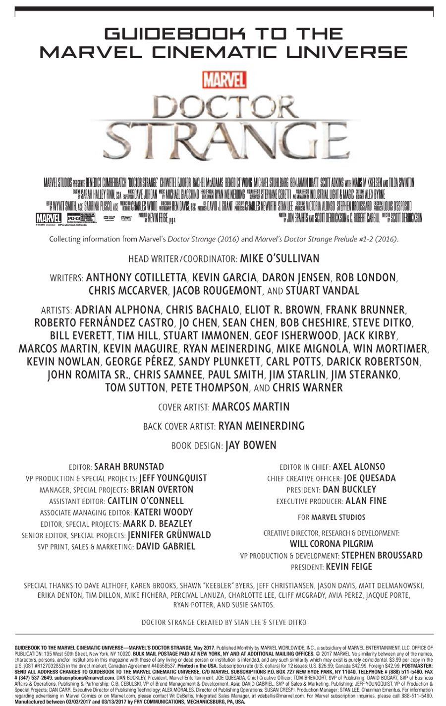 Marvel Cinematic Universe Guidebook: Doctor Strange