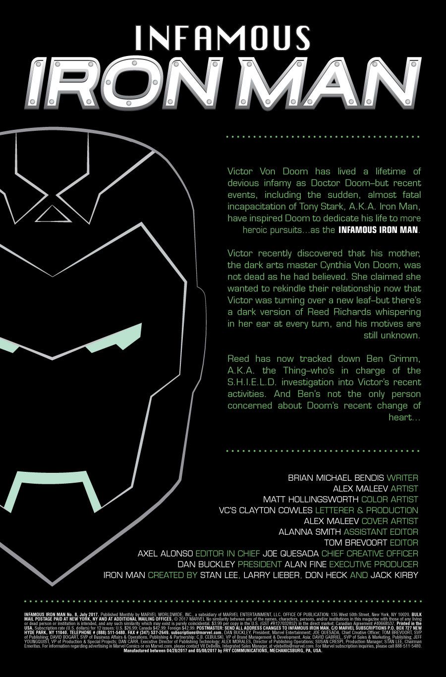 Infamous Iron Man #8