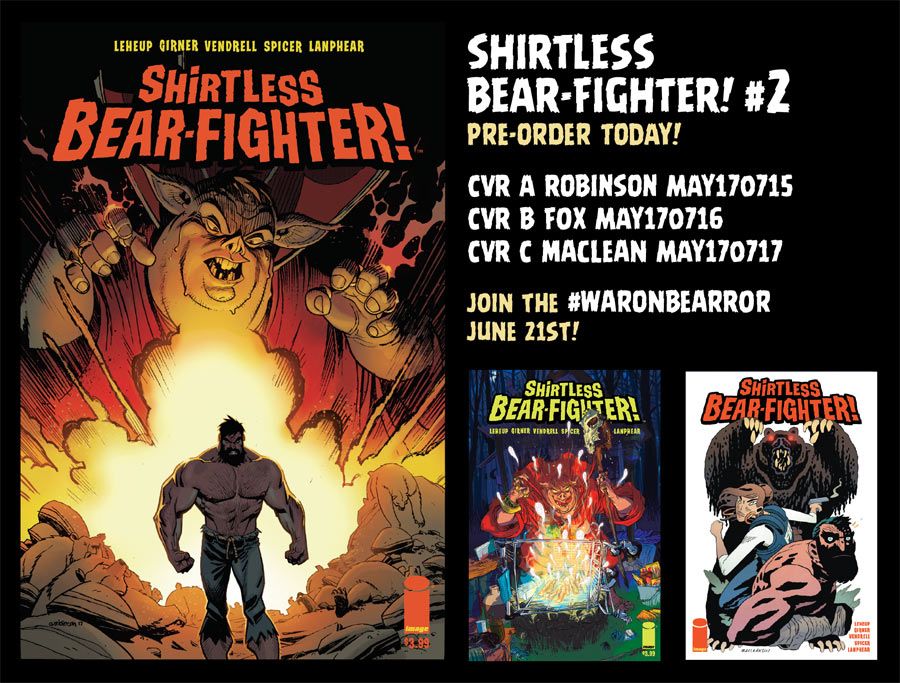 Shirtless Bear-Fighter #2 (EXCLUSIVE PREVIEW)
