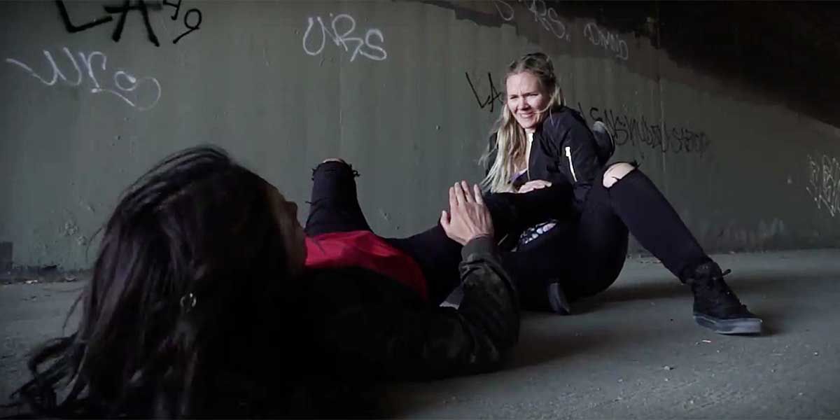 Black Widow & Elektra Stunt Doubles Filmed Fight Scene