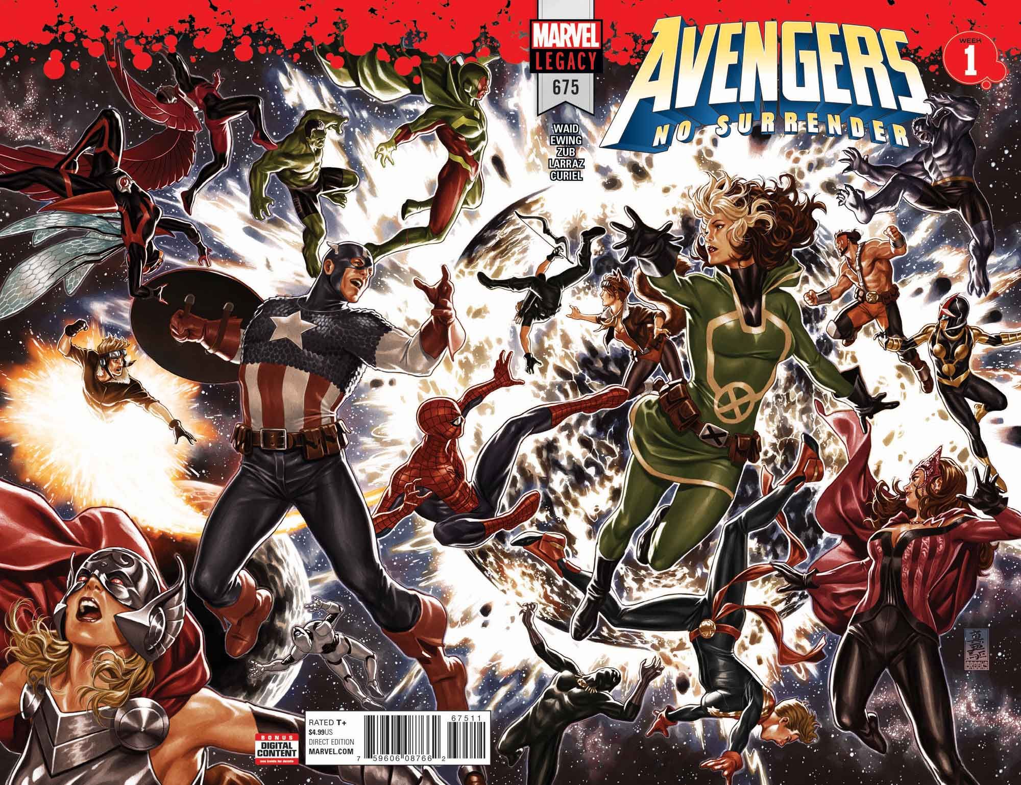 Avengers: No Surrender Cover Evokes DC Comics' Crisis