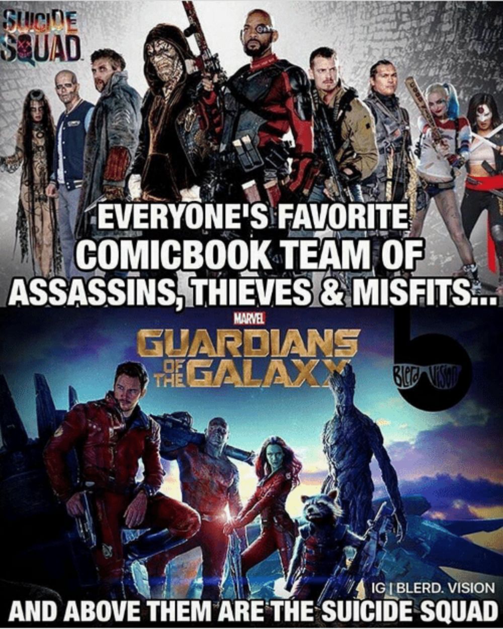 Guardians Suicide Squad Memes