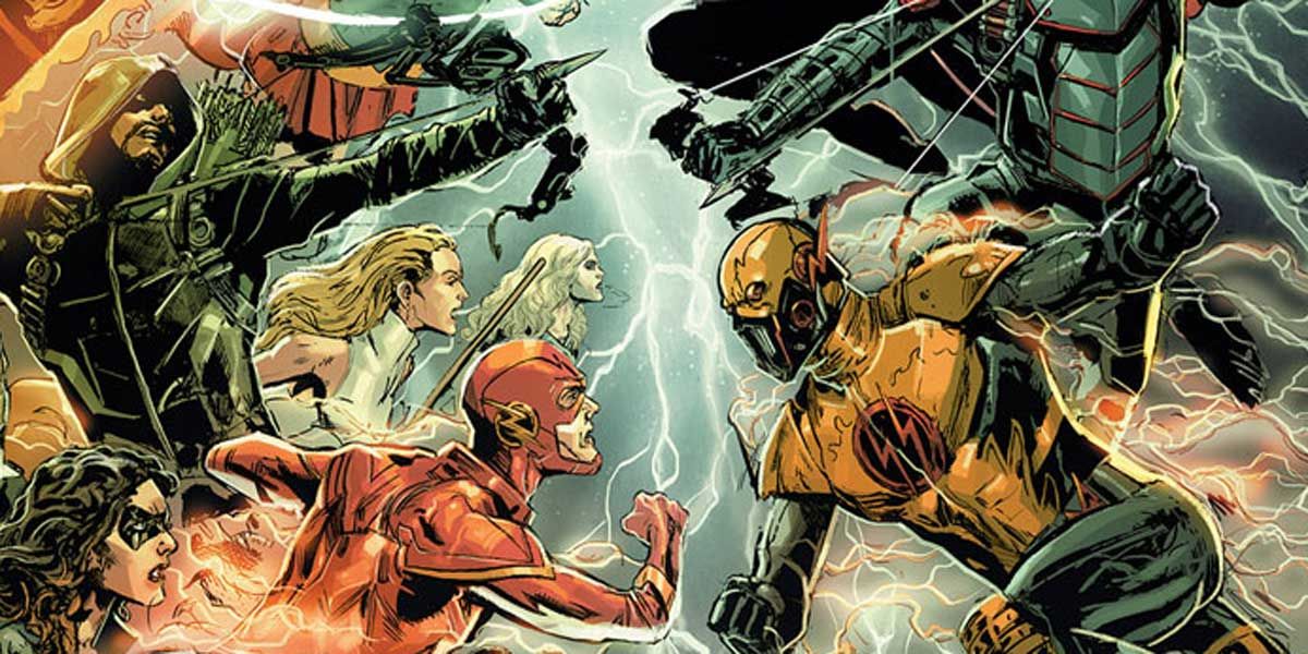 Arrowverse Crossover Set Photos Reveals Identity of Earth-X's Flash