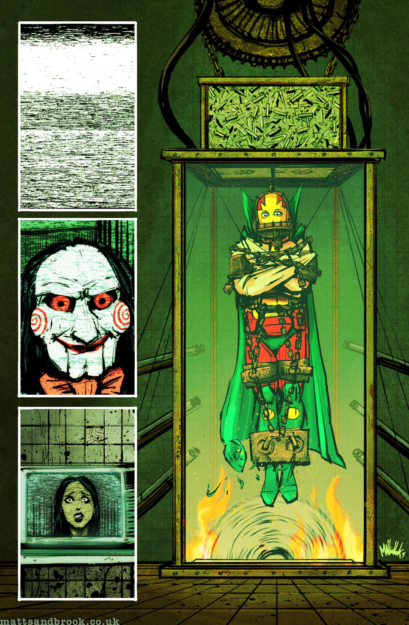 Line it is Drawn: Comic Book Characters in Horror Films!