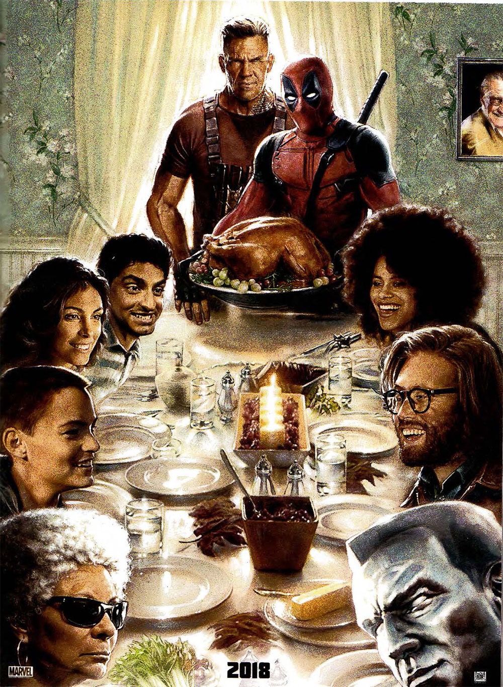 Deadpool 2 Debuts Holiday-Themed First Poster