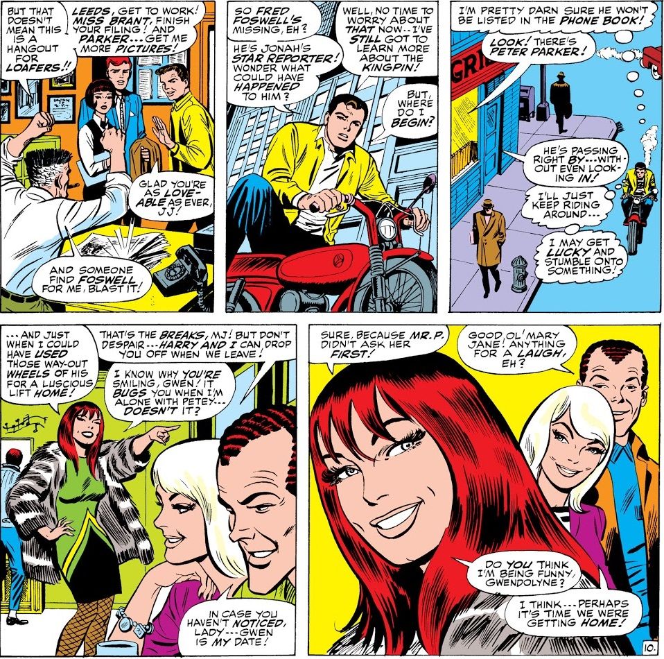 The Mary Jane/Gwen Stacy Cold War of 1967