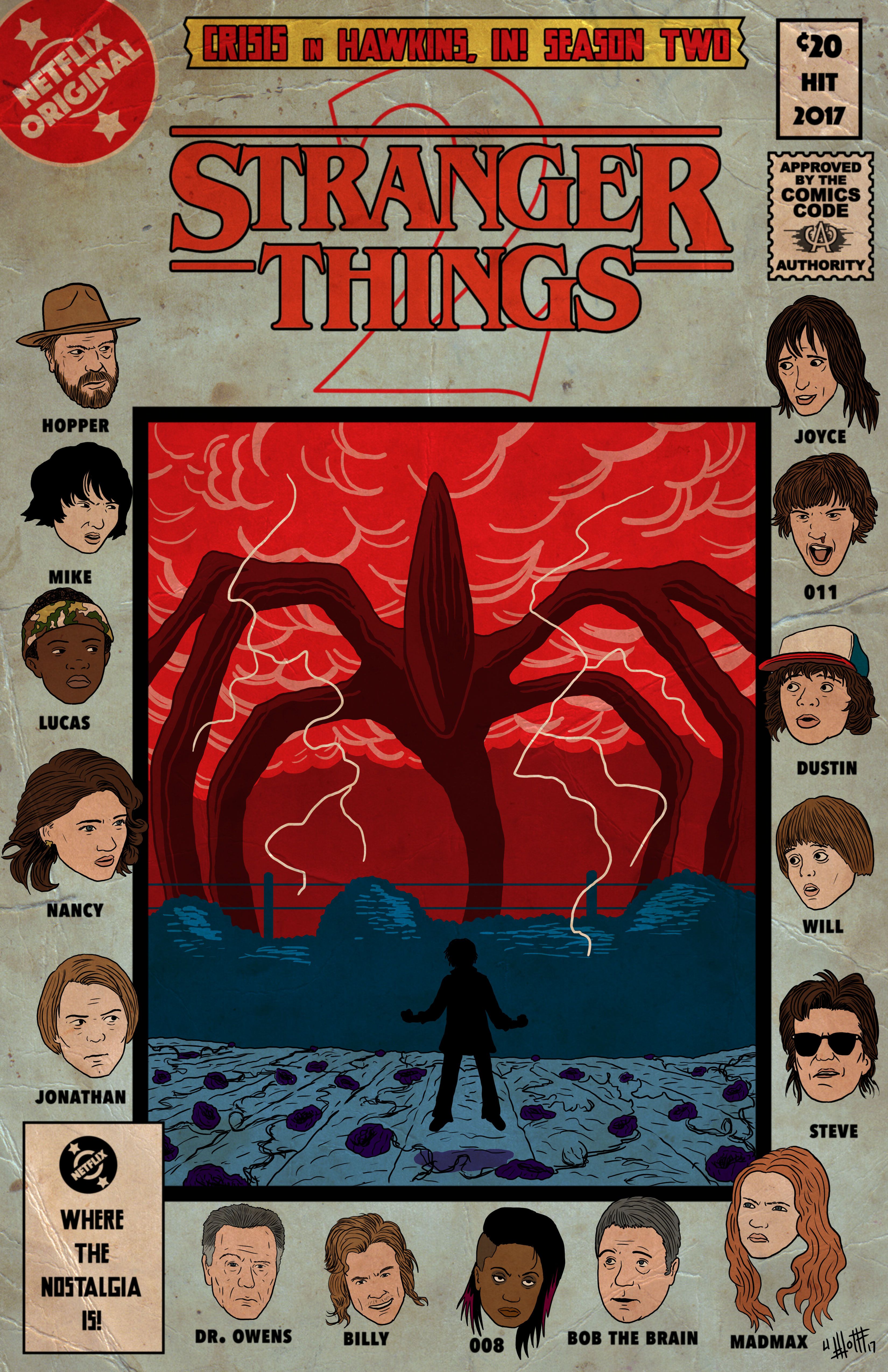 Stranger Things Takes On 1980s Comic Book Classics!