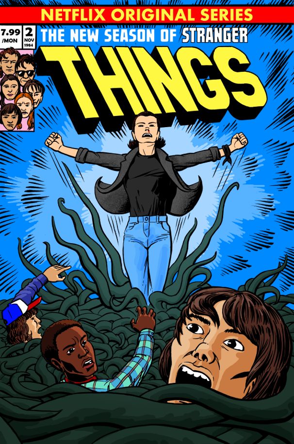 Stranger Things Takes On 1980s Comic Book Classics!