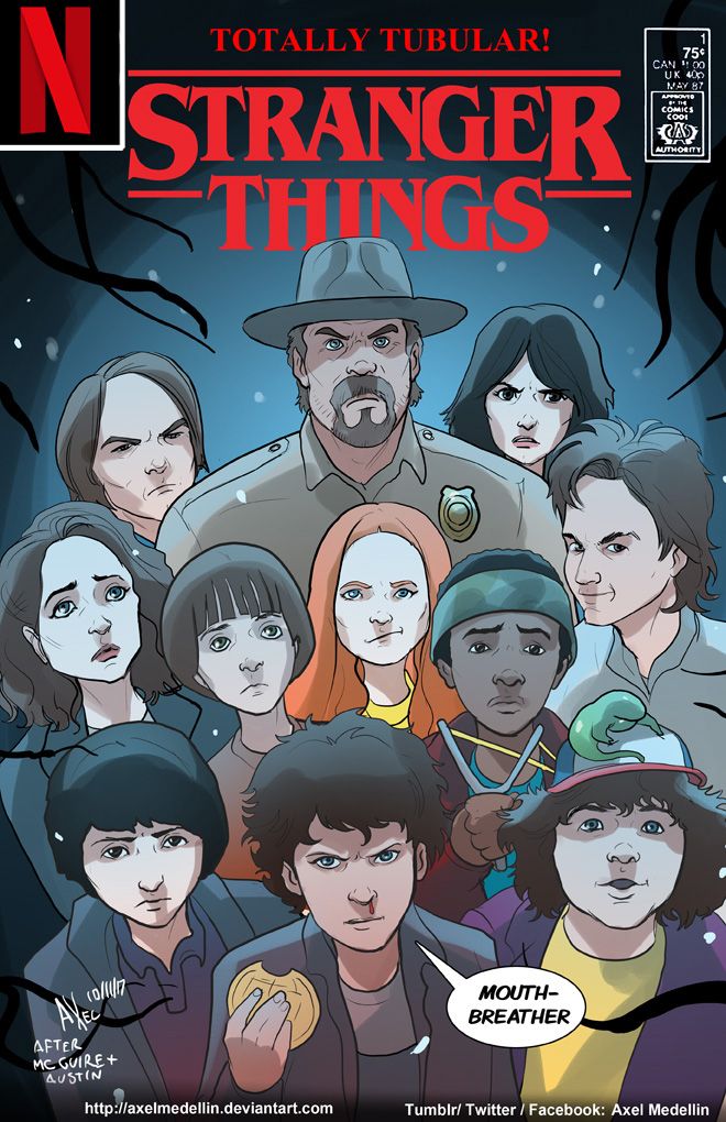 Stranger Things Takes On 1980s Comic Book Classics!