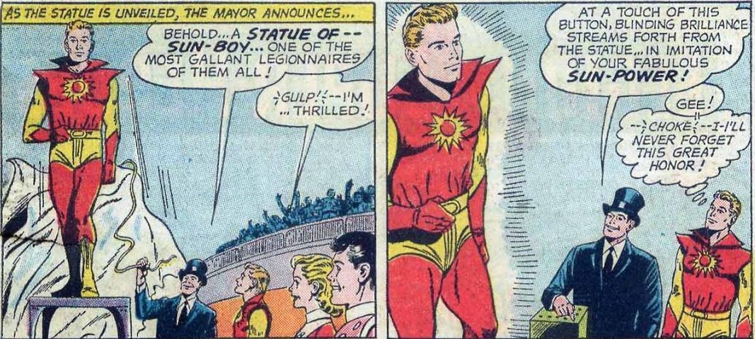 The Legion of Super-Heroes Choke a Lot