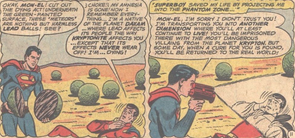 The Legion of Super-Heroes Choke a Lot