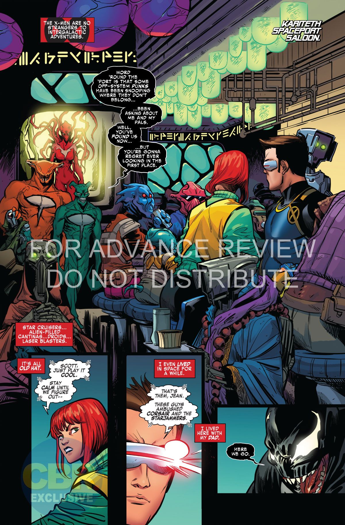 EXCLUSIVE PREVIEW: X-Men Blue & Venom in Poison-X