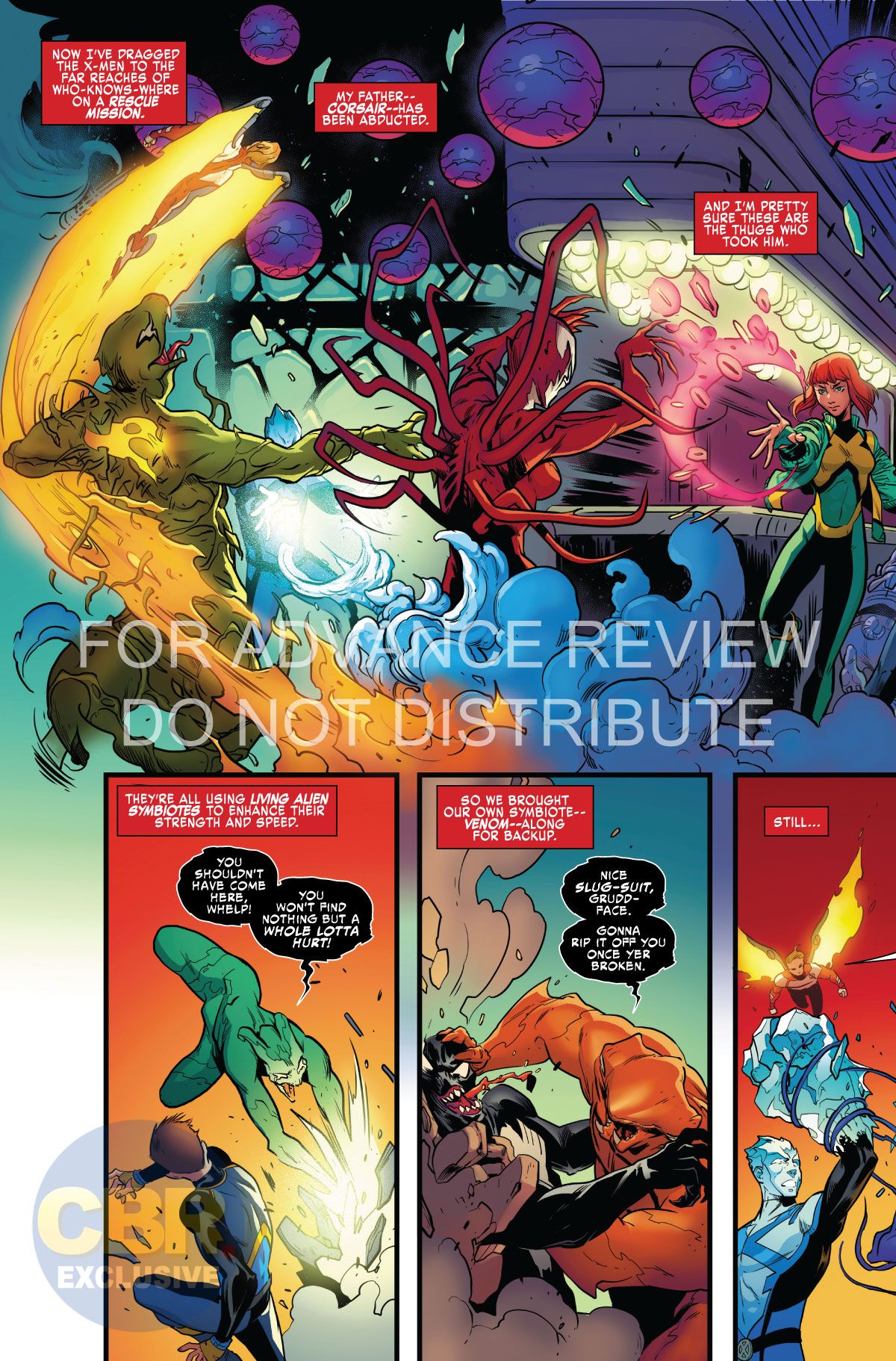 EXCLUSIVE PREVIEW: X-Men Blue & Venom in Poison-X