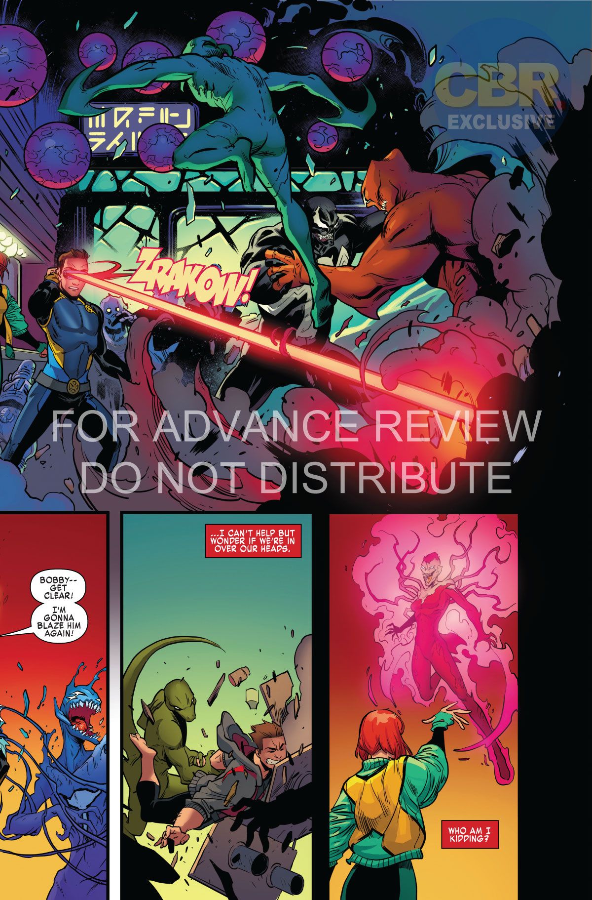 EXCLUSIVE PREVIEW: X-Men Blue & Venom in Poison-X