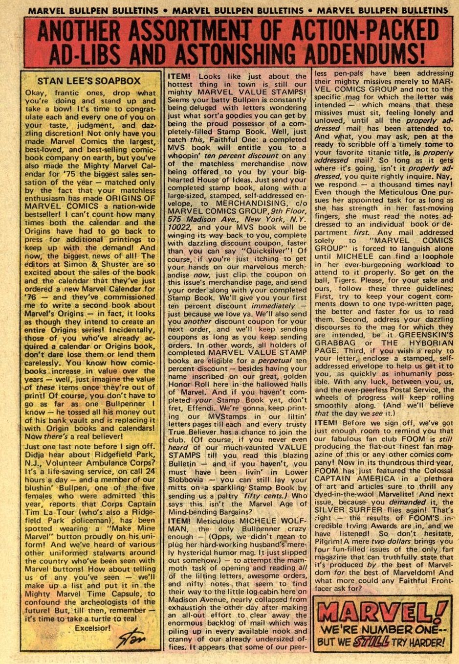 Marvel's Bullpen Bulletins, From A to Z!