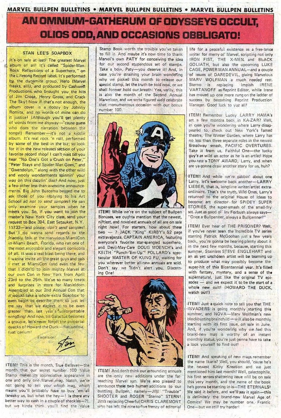 Marvel's Bullpen Bulletins, From A to Z!