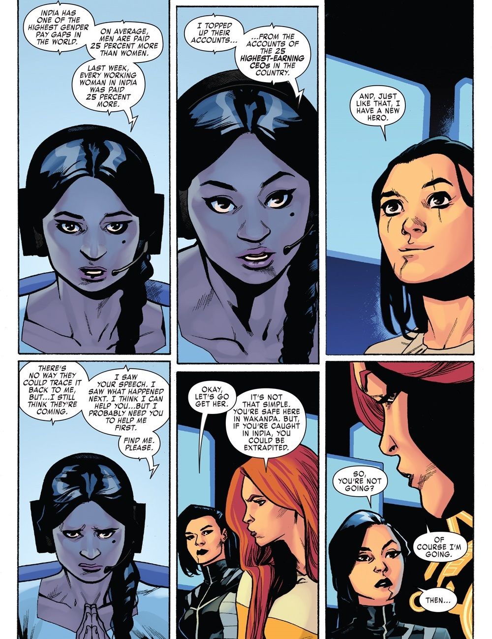 A New Female Indian X-Man Debuts in X-Men: Red #2