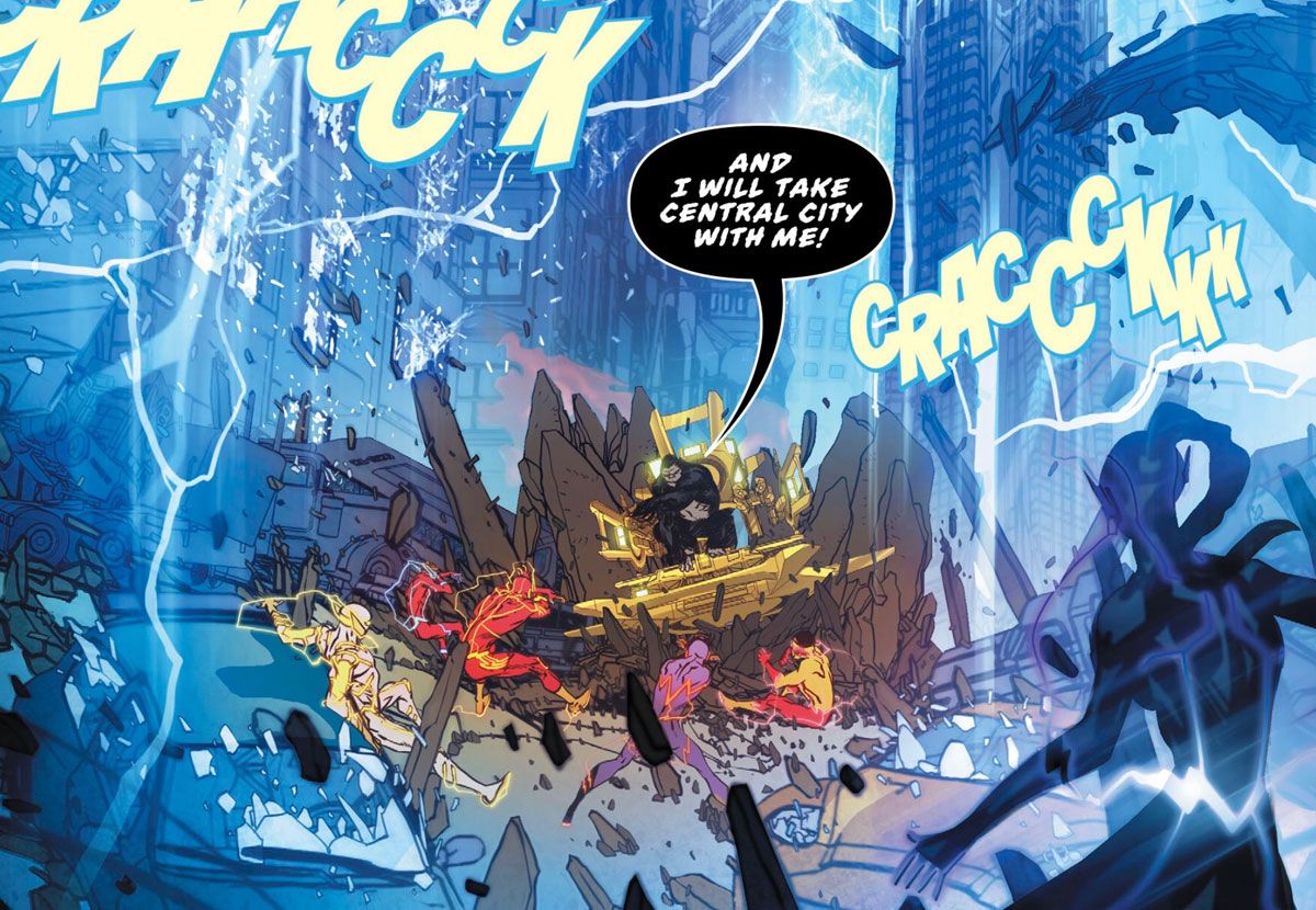 Gorilla Grodd Unleashes the Negative Speed Force on Central City