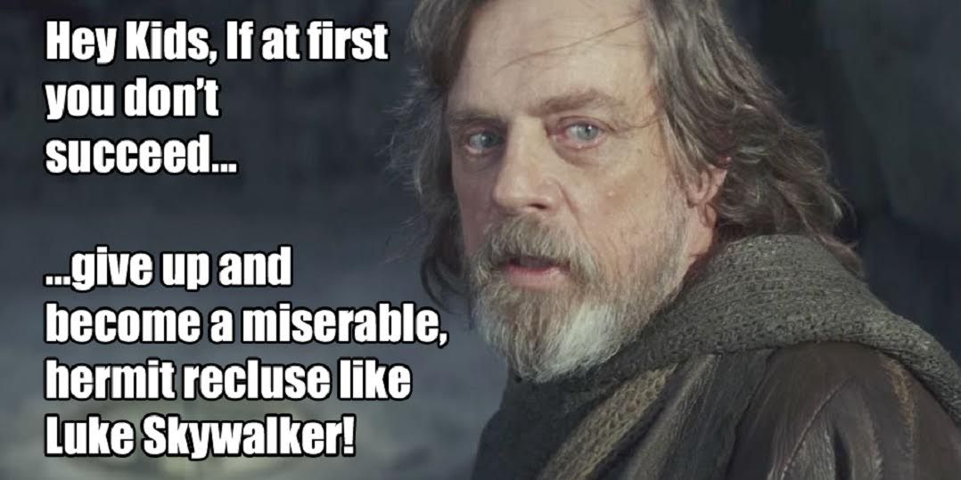 Grumpy Old Jedi: 15 Hilarious Old Man Luke Memes