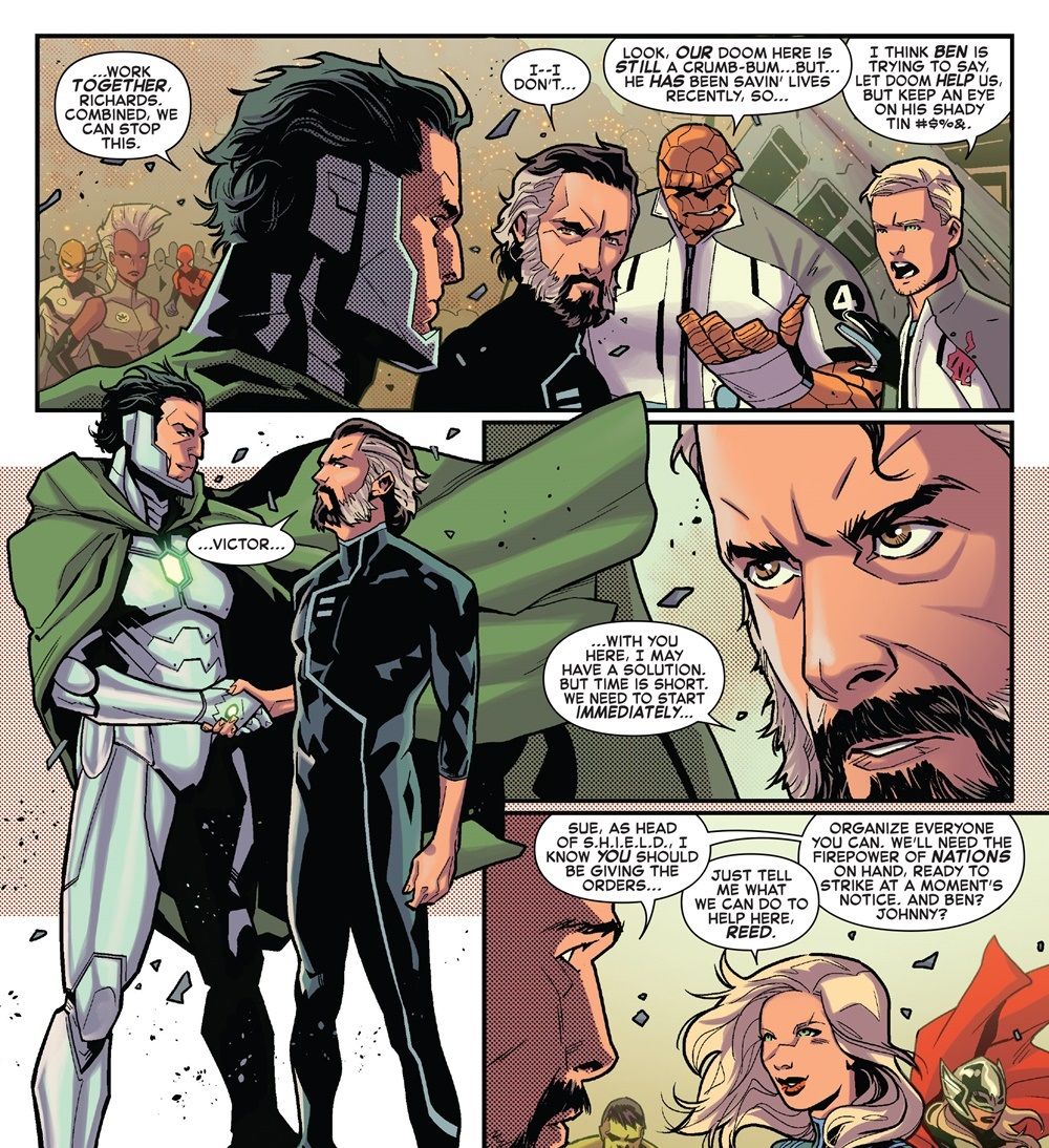 In Marvel 2-In-One, Doctor Doom Allies Himself with Mister Fantastic