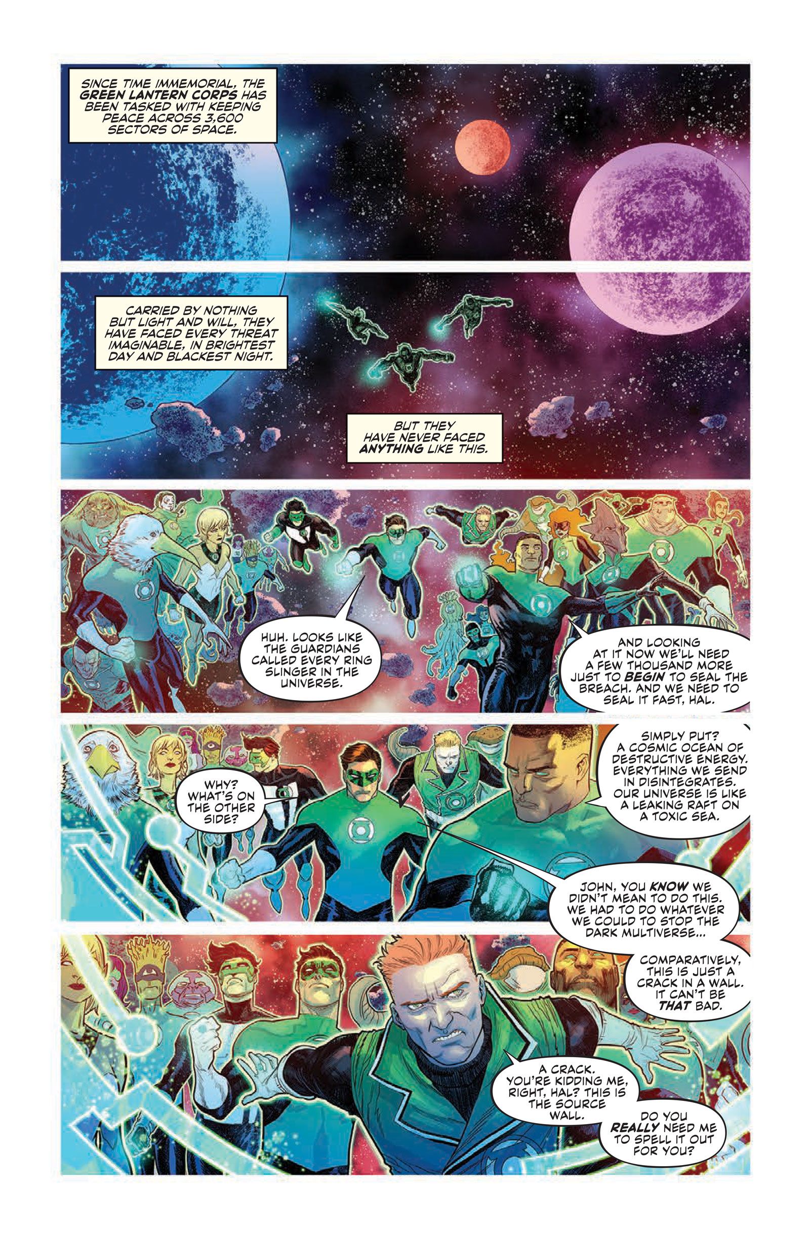 Justice League: No Justice #1 Preview Breaks DC Universe