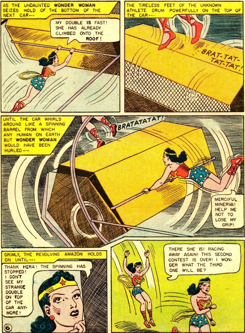 A Collection of Wonder Woman Robot Duplicates