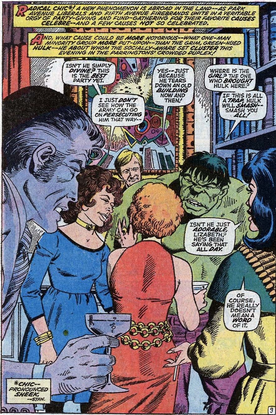 Tom Wolfe's Place in the Marvel Universe