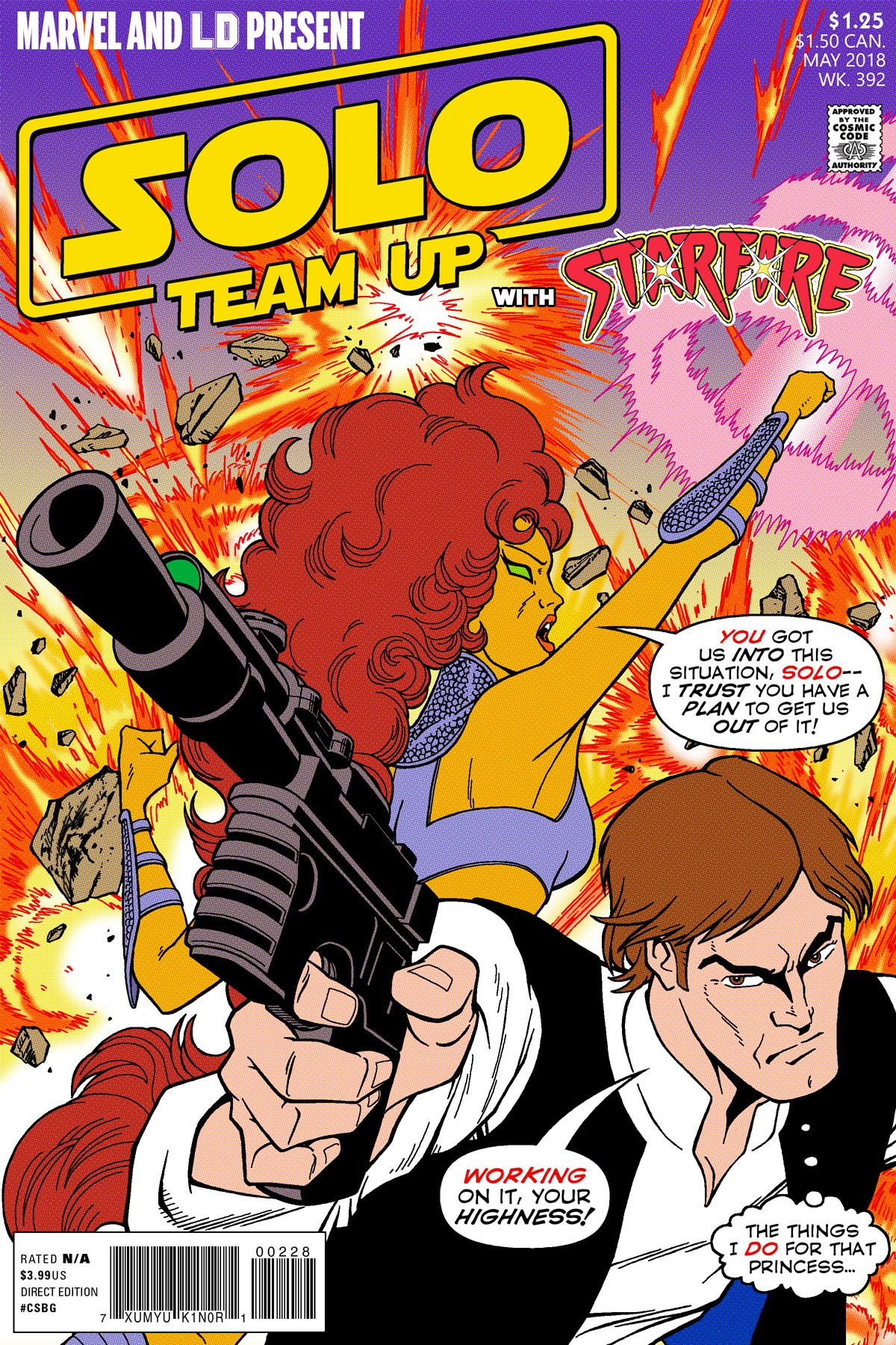 Han Solo Teams Up With Comic Characters!