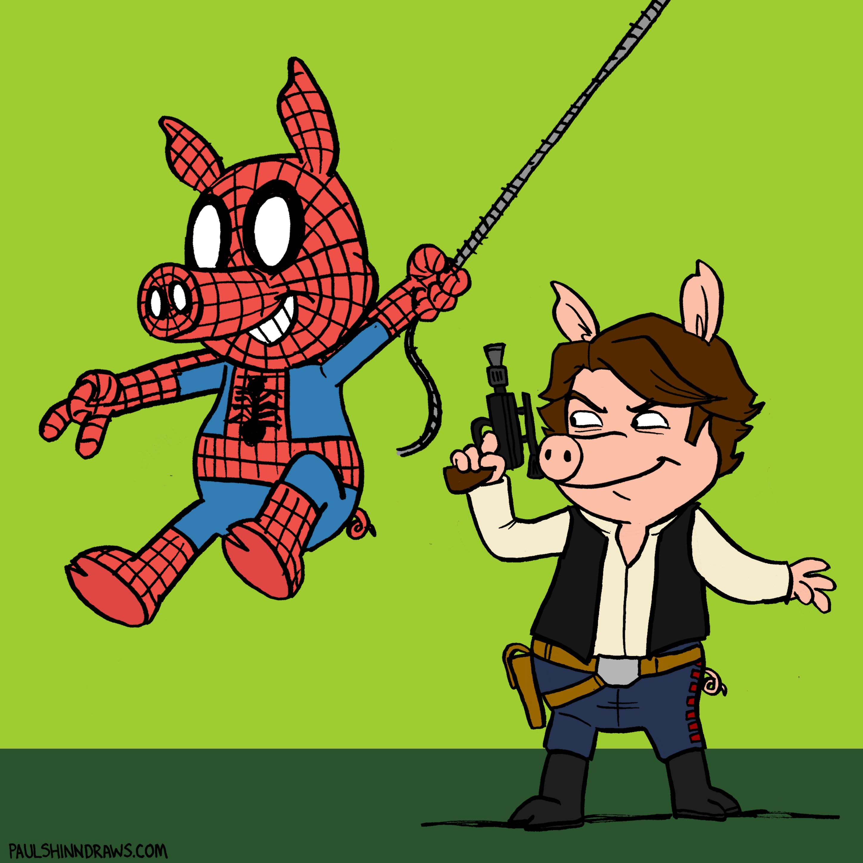 Han Solo Teams Up With Comic Characters!