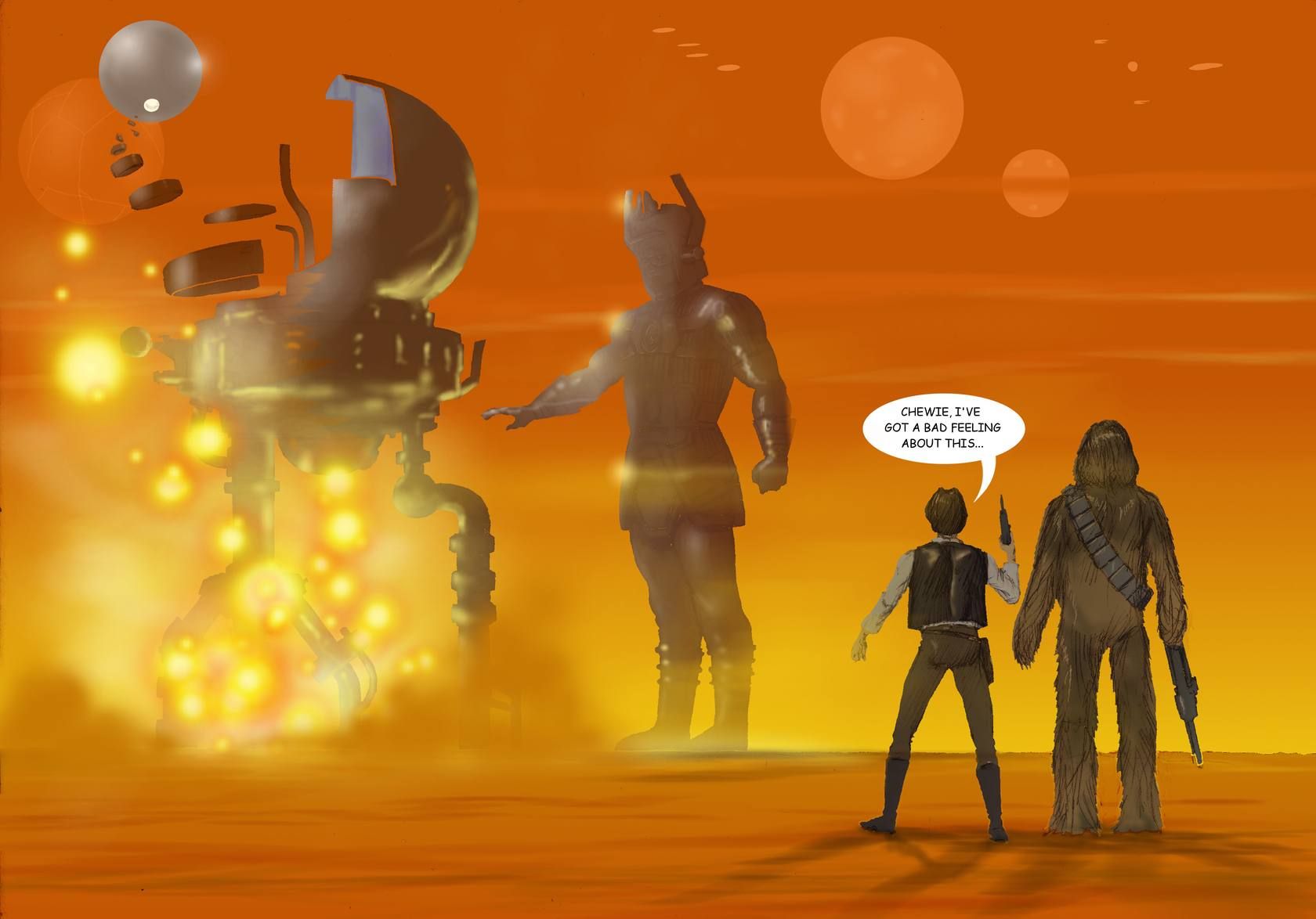Han Solo Teams Up With Comic Characters!