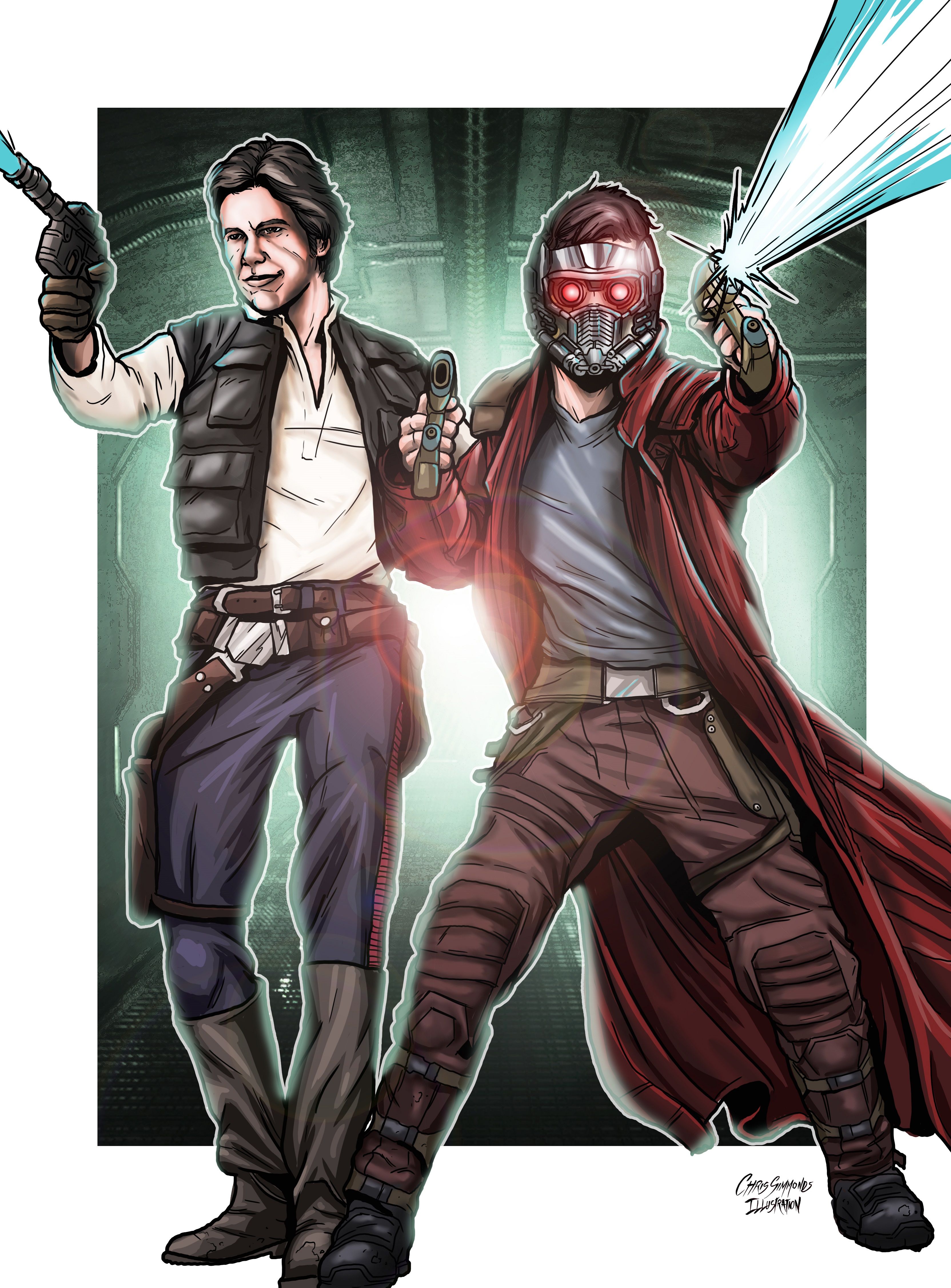 Han Solo Teams Up With Comic Characters!