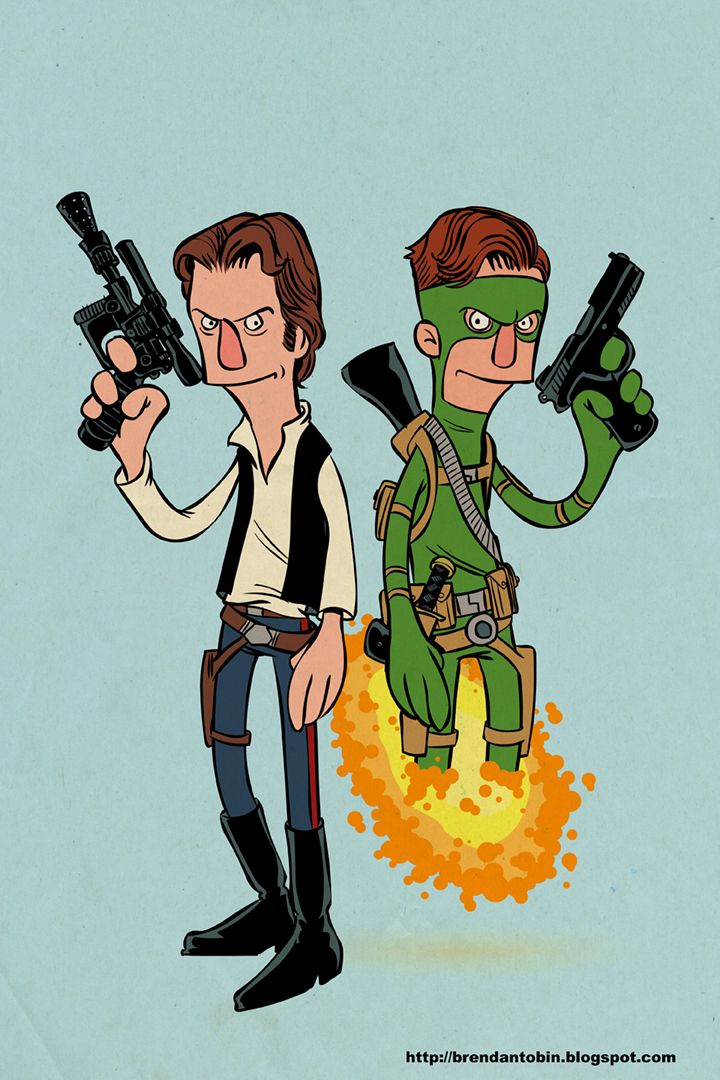 Han Solo Teams Up With Comic Characters!
