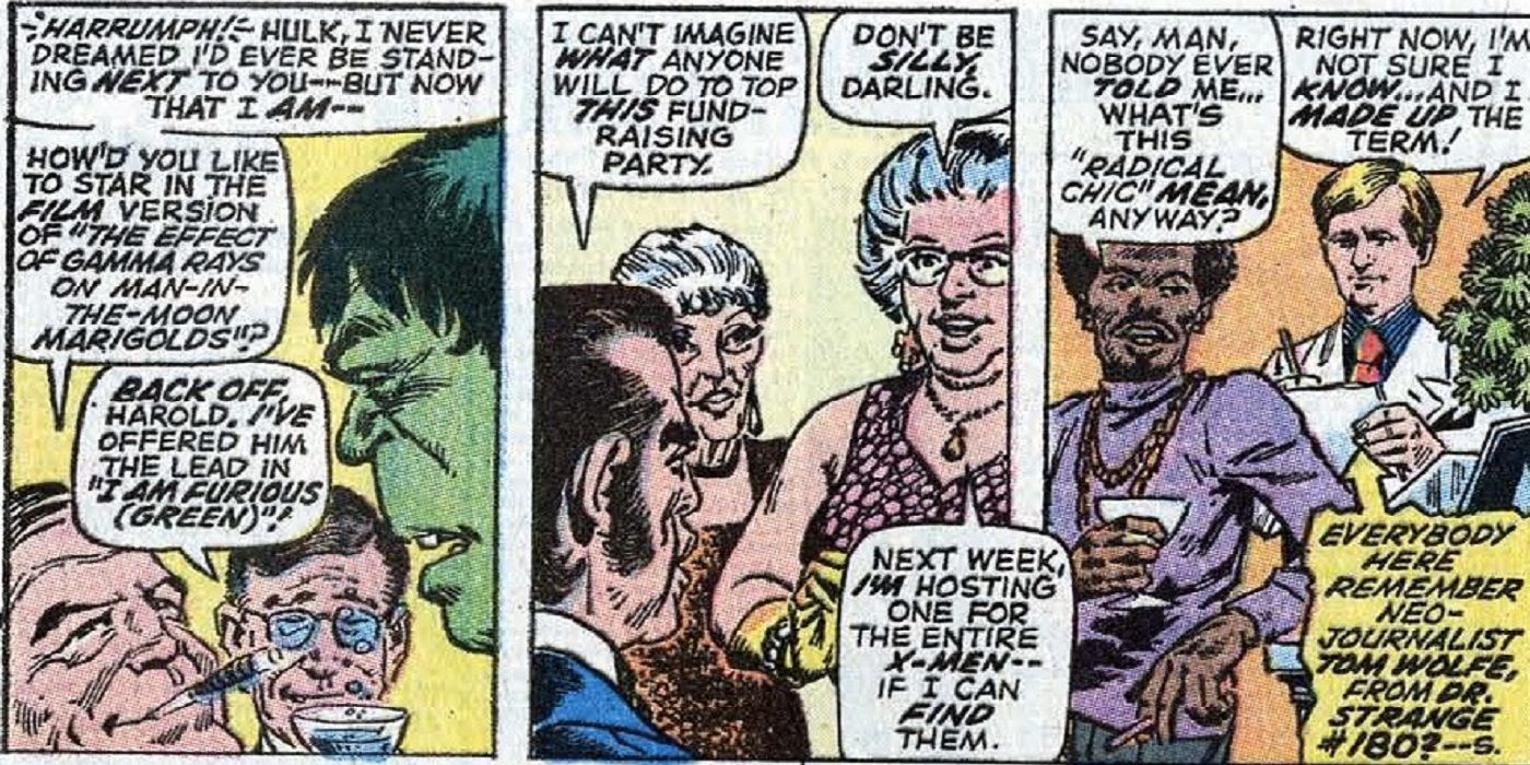 Tom Wolfe's Place in the Marvel Universe