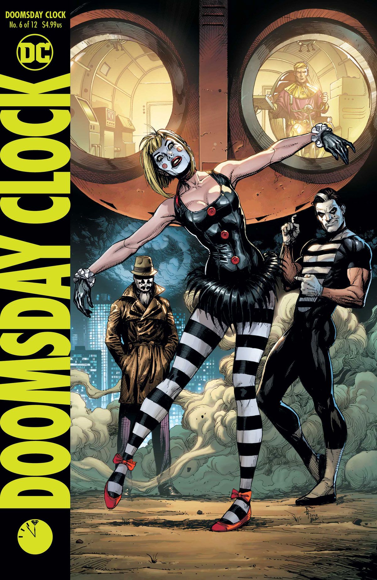 Doomsday Clock #6 Gives Mime & Marionette a Bloody Origin Story