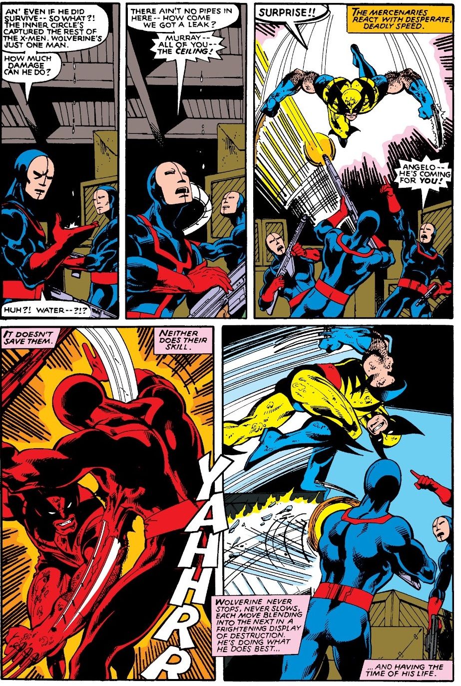Wolverine Let Us Know He Was About to Cut Loose