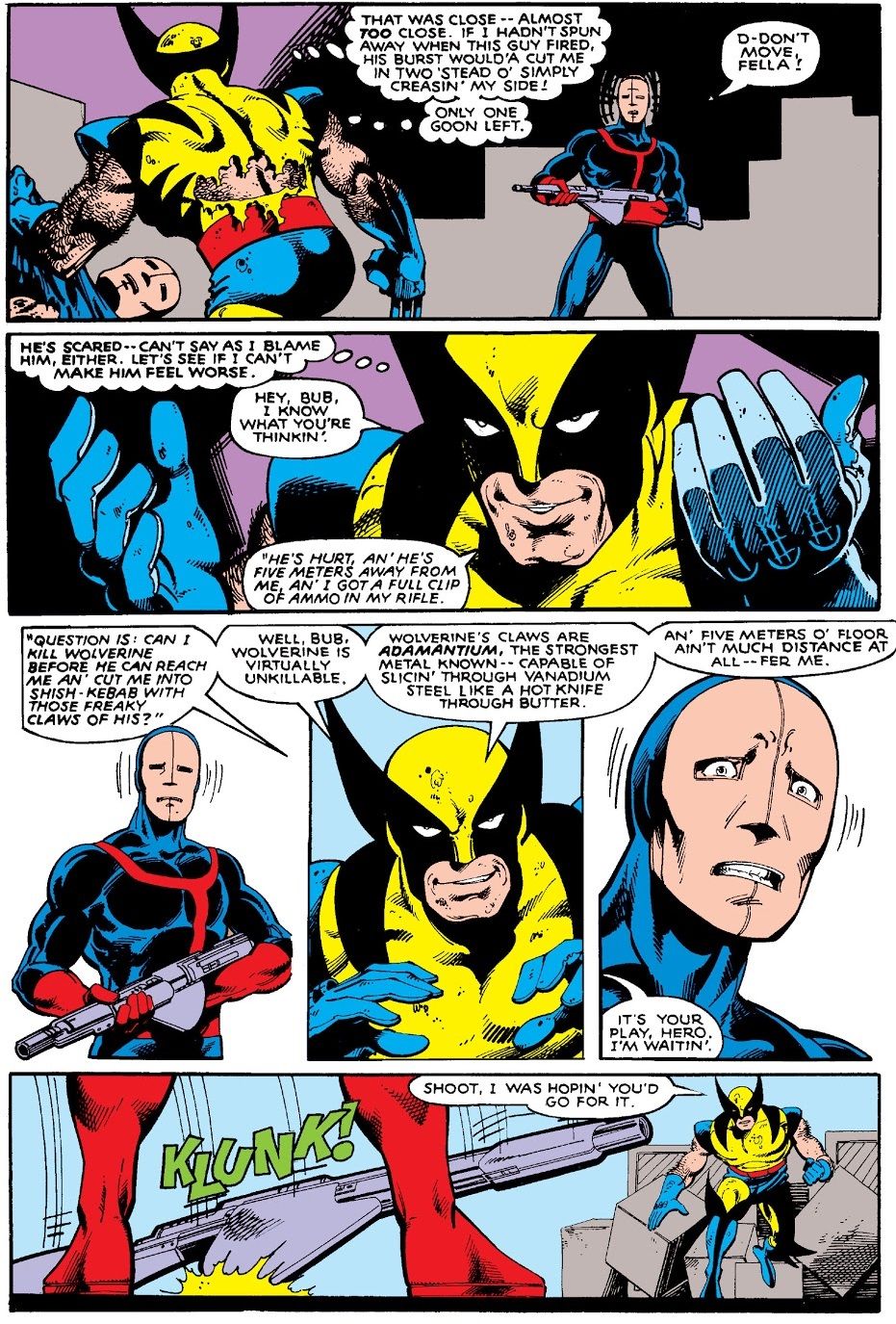 Wolverine Let Us Know He Was About to Cut Loose