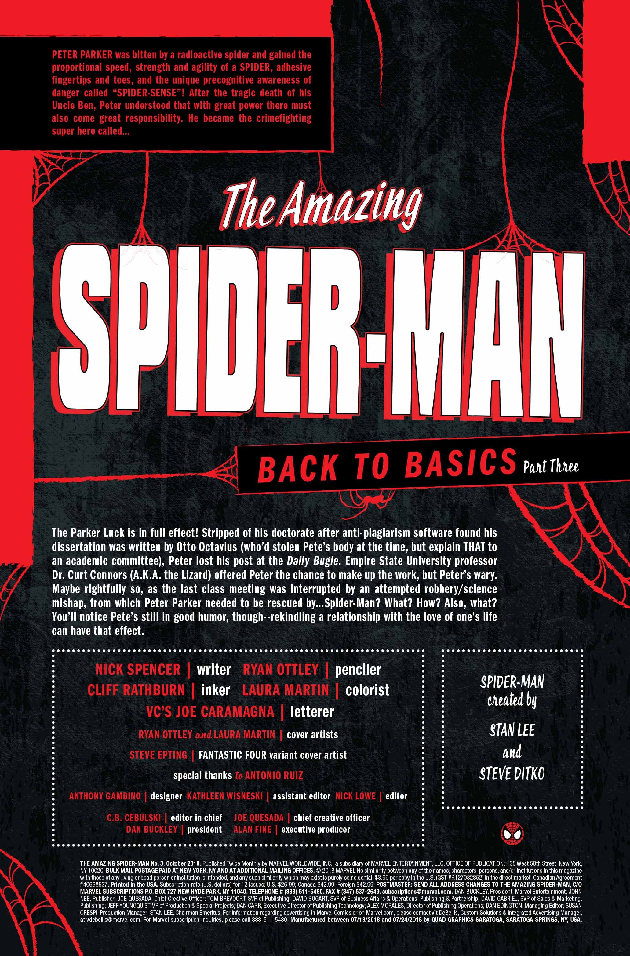 Exclusive Preview: Peter Parker Strikes Out In Amazing Spider-man #3