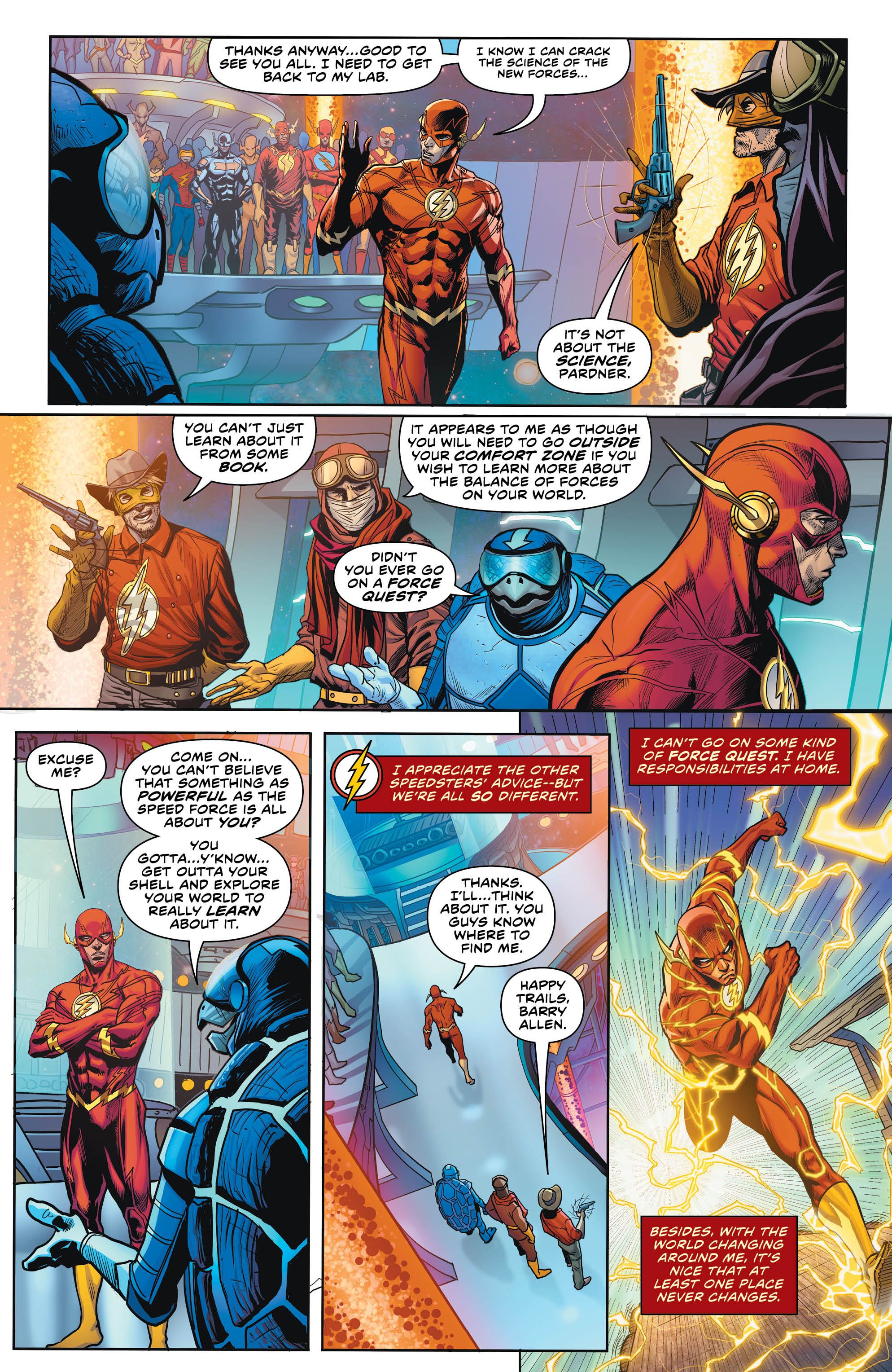 EXCL. PREVIEW: Speedsters From Across the Multiverse Unite In The Flash #52