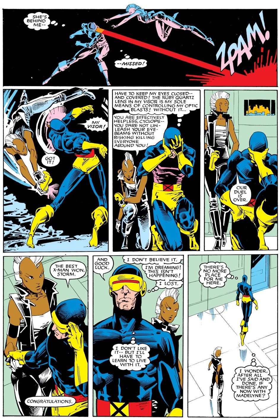 When Storm Defeated Cyclops in a Duel...Or Did She?
