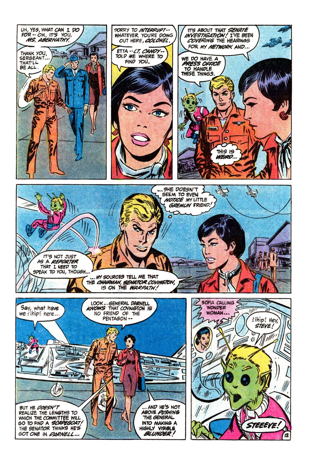 When Wonder Woman Had a Gremlin as a Supporting Cast Member