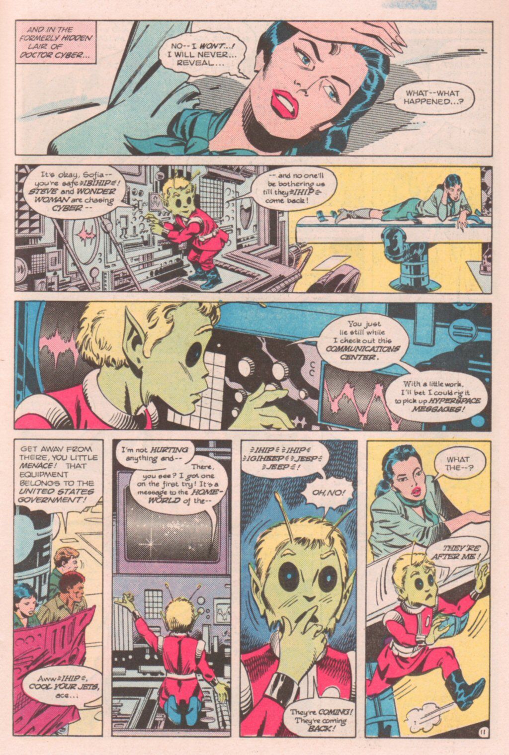 When Wonder Woman Had a Gremlin as a Supporting Cast Member