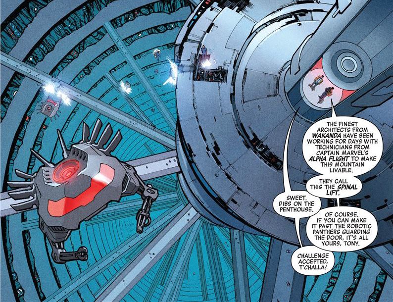 The Avengers' Celestial Base Is a Callback to Knowhere from Guardians ...