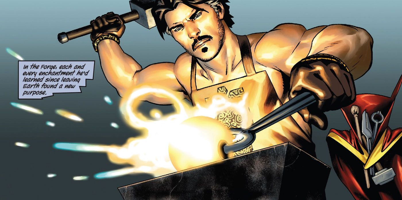 Doctor Strange Forges New Asgardian Magical Weapons